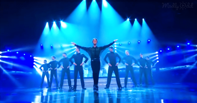 9 Men Line Up On Stage To Perform A Spectacular Irish Dance & Drum ...