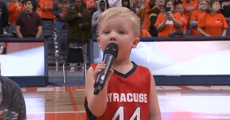Adorable Intelligent Three-Year-Old Sings National Anthem Flawlessly ...
