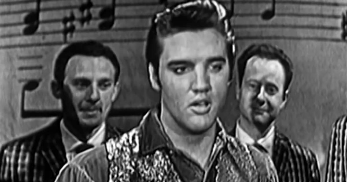 Elvis Presley sings ‘Too Much’ in iconic ‘Ed Sullivan Show’ performance ...