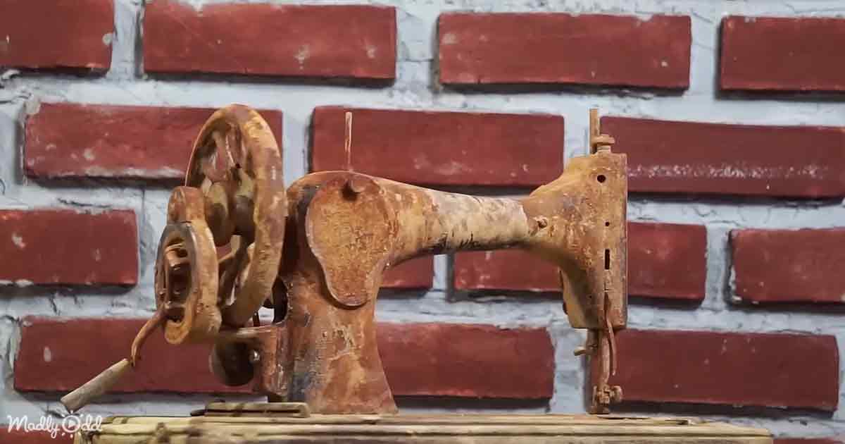 Preserving Family History: Rusty Singer Sewing Machine Brought Back To ...