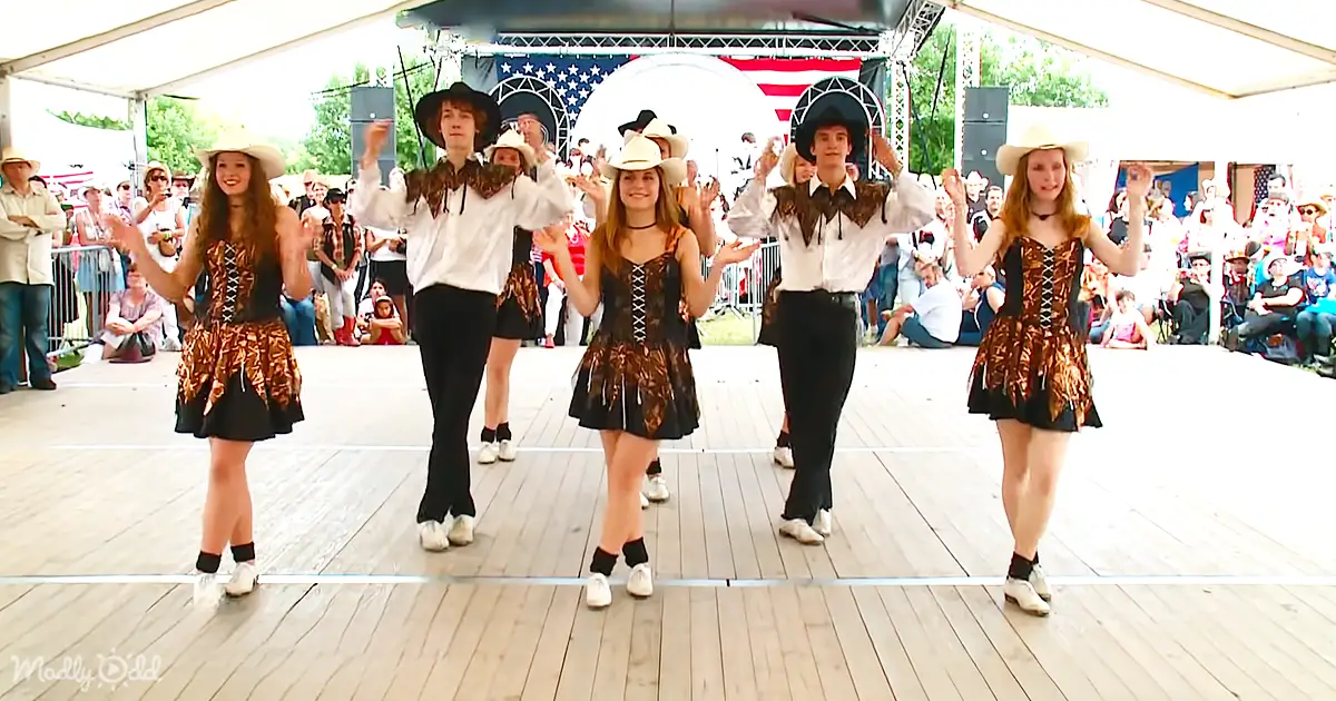 Tap Dancers Tip Hats and Unleash a Country Dance the Crowd Can’t Resist ...
