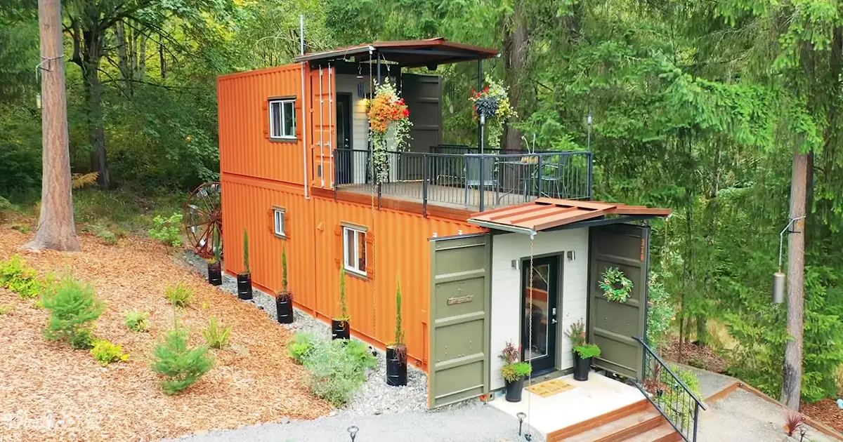 Container Home Packs A Punch With 460 Square Feet and Space-Saving ...