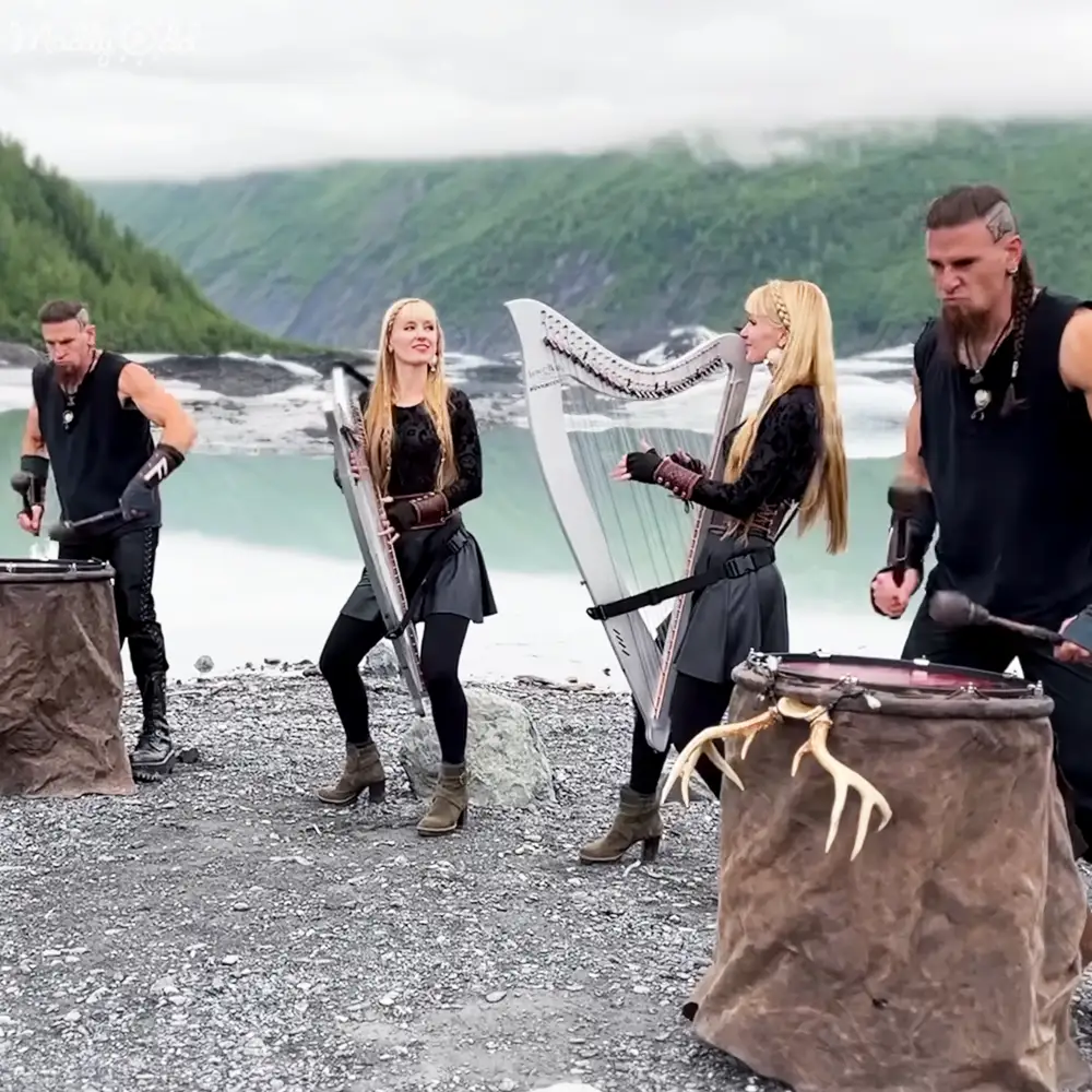 Viking Twins’ Electrifying Harp-Drum Cover Rocks Rolling Stones Classic ...