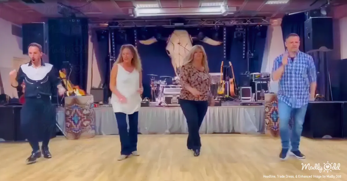 Four line dancing legends whip up a shindig with a catfish-sized twist ...