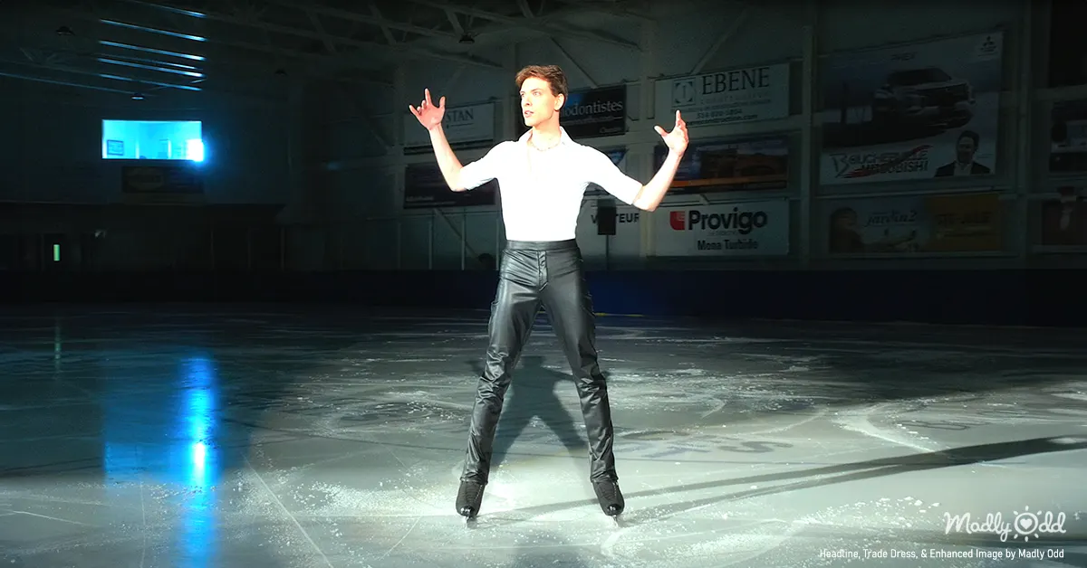 Ice skating rebel scorches the rink with rule-breaking routine ...